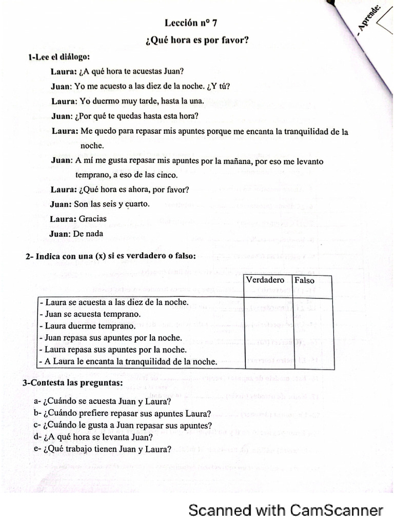 Leccion 7 | PDF