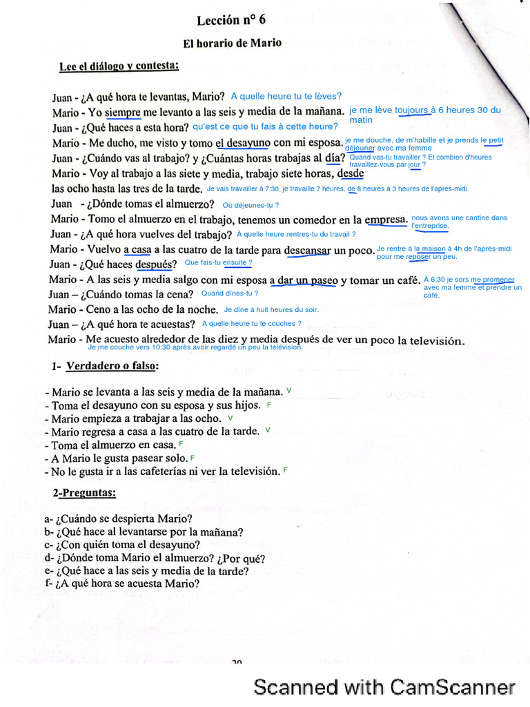 Leccion 6 | PDF