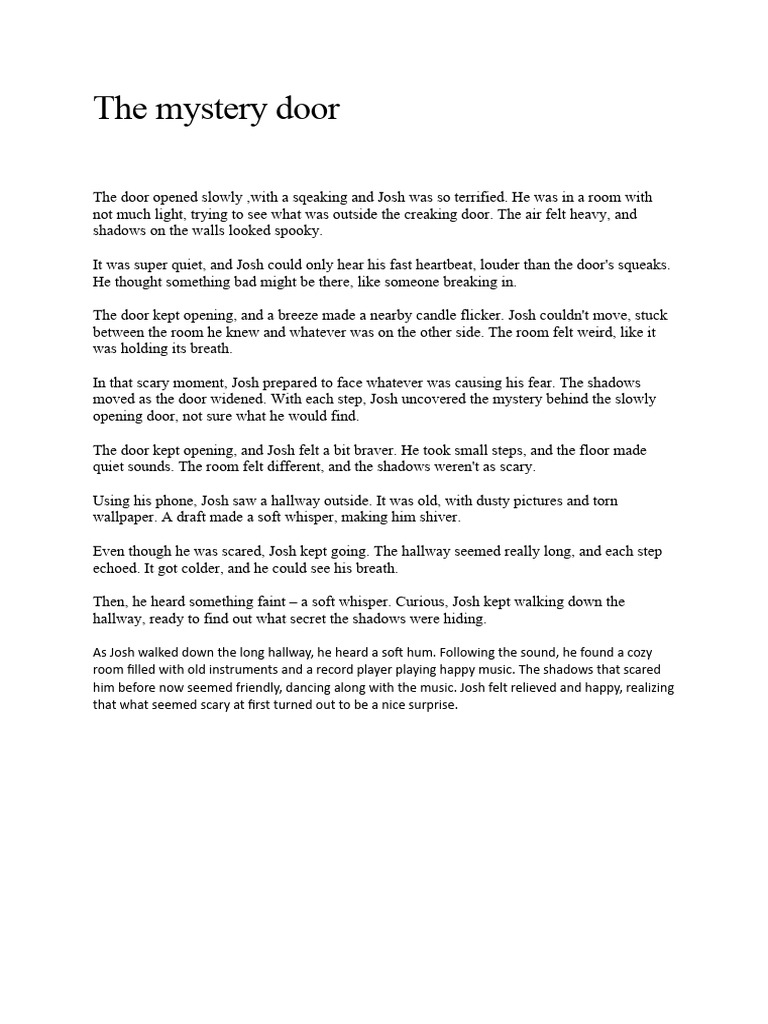 The Mystery Door | PDF