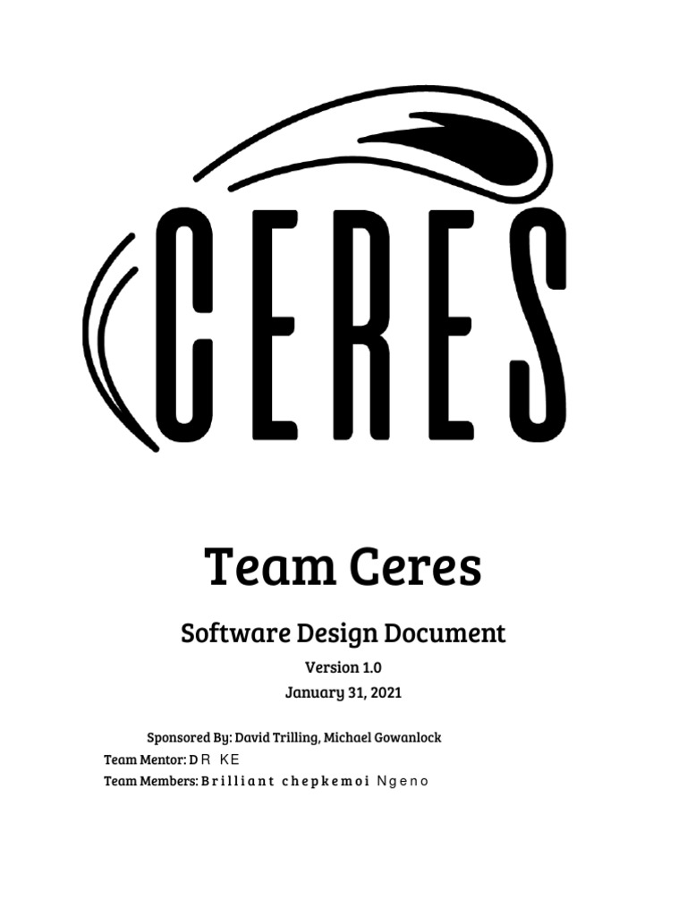 Software Design Document | PDF | Databases | Web Application