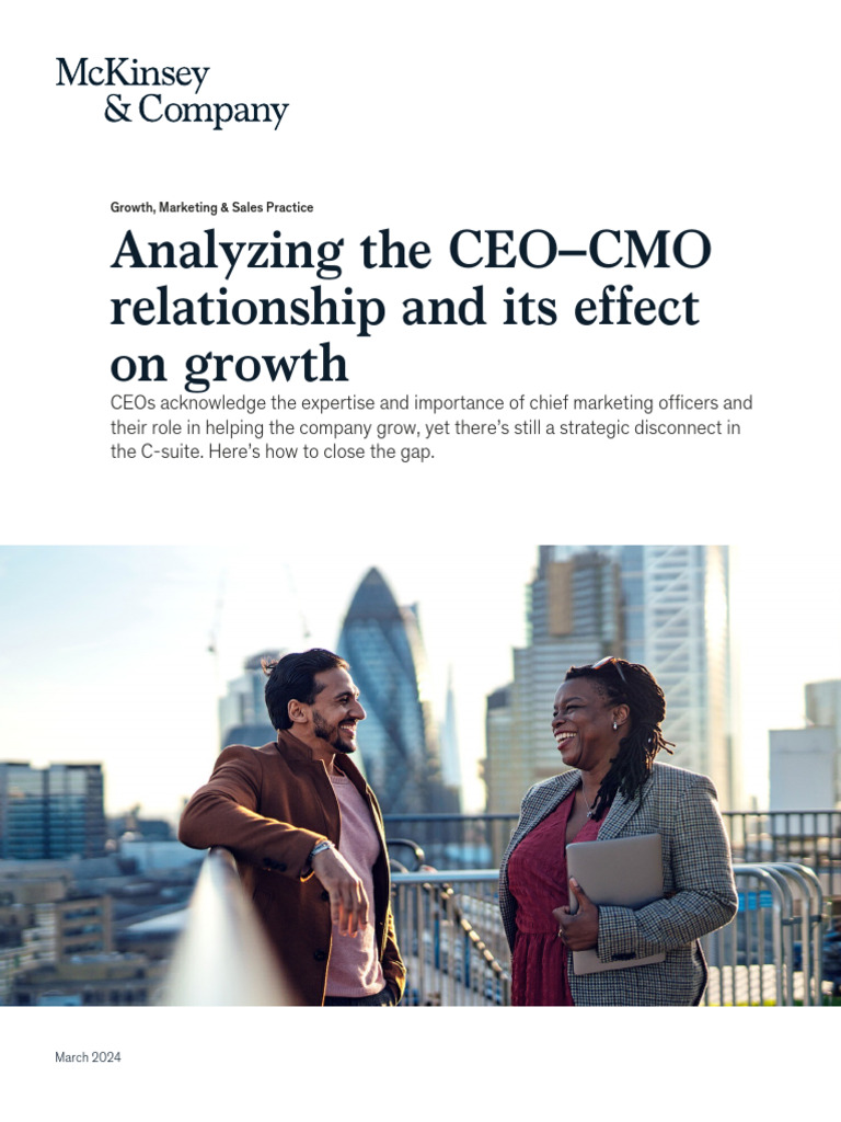 CEO-CMO Relationship Impact on Growth | PDF | Marketing | Brand