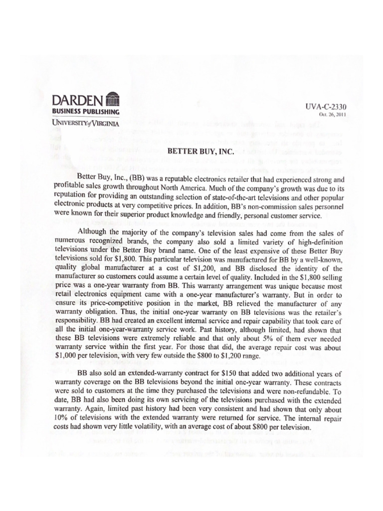 BETTER BUY - case study | PDF