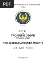 Compagnon au 2ème Degré REAA | PDF | Spiritualité | Enseignement des Arts libéraux