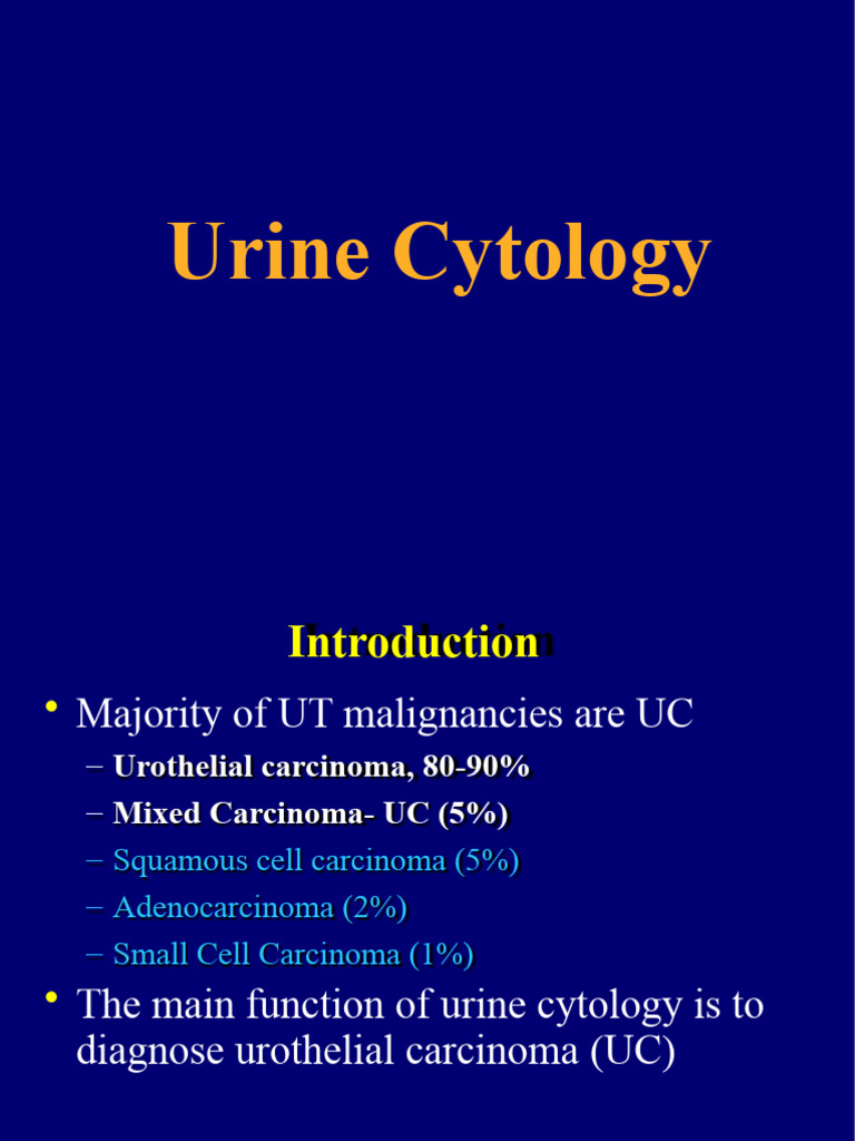 20acca - Urine Cytology | PDF | Carcinoma | Cytopathology
