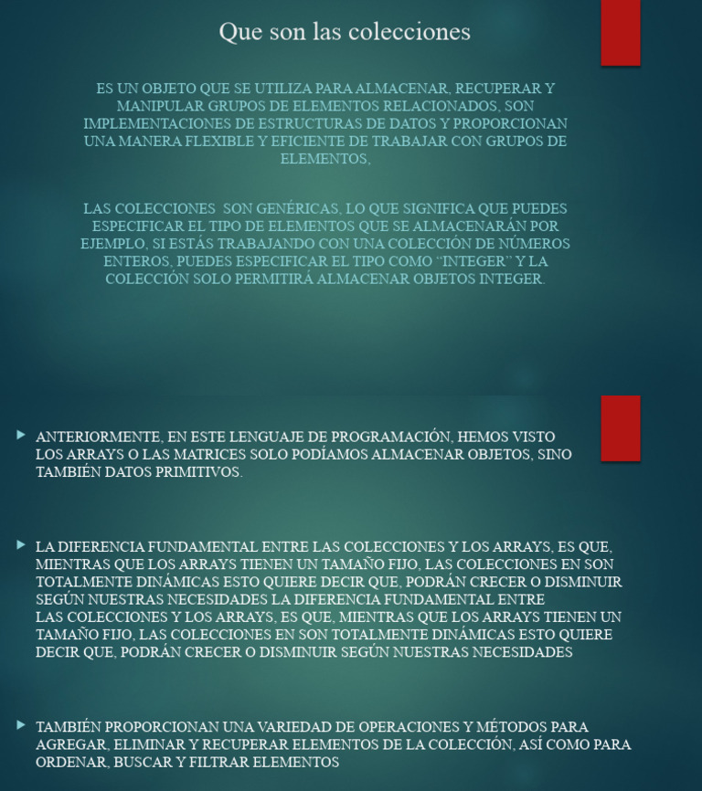 Que Son Las Colecciones | PDF