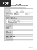 New TIN Application Form | PDF | Taxes