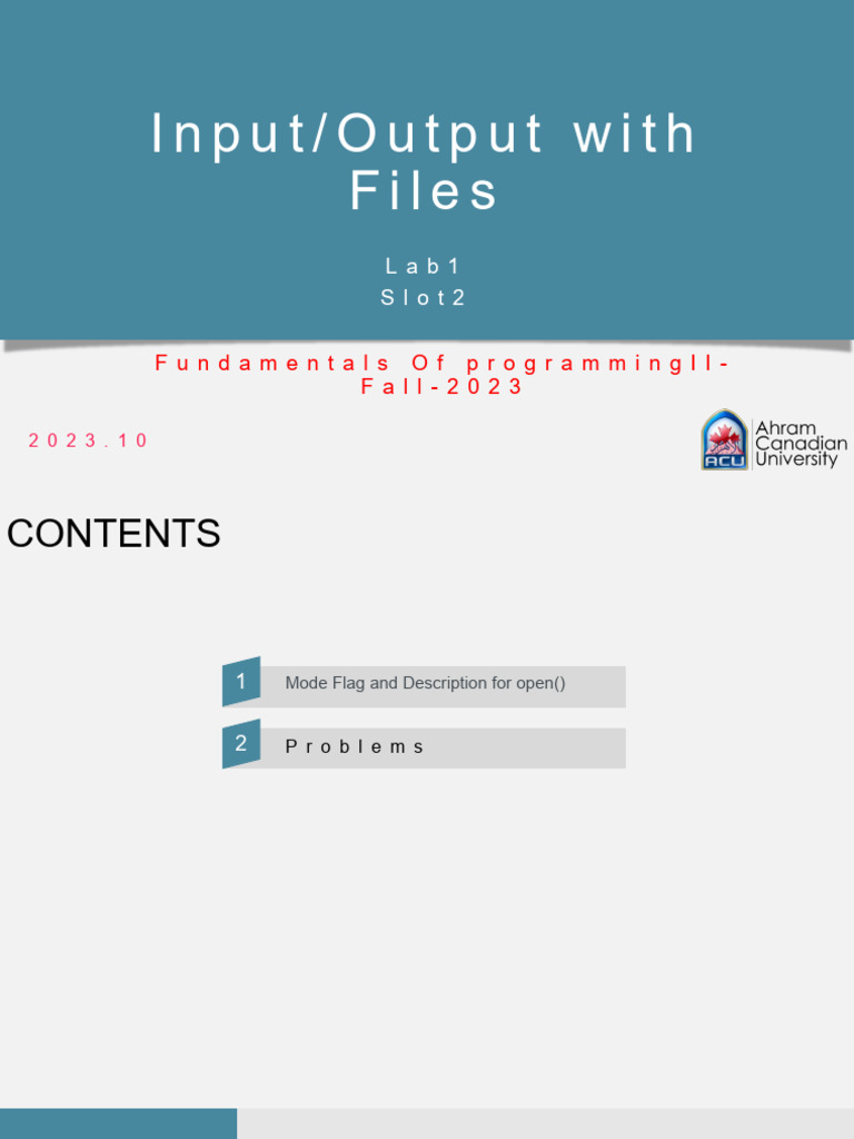 csc201 Lab1 Slot2 | PDF | Technology & Engineering