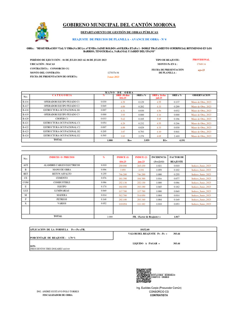 05.01. REAJUSTE PLANILLA 04-Signed | PDF