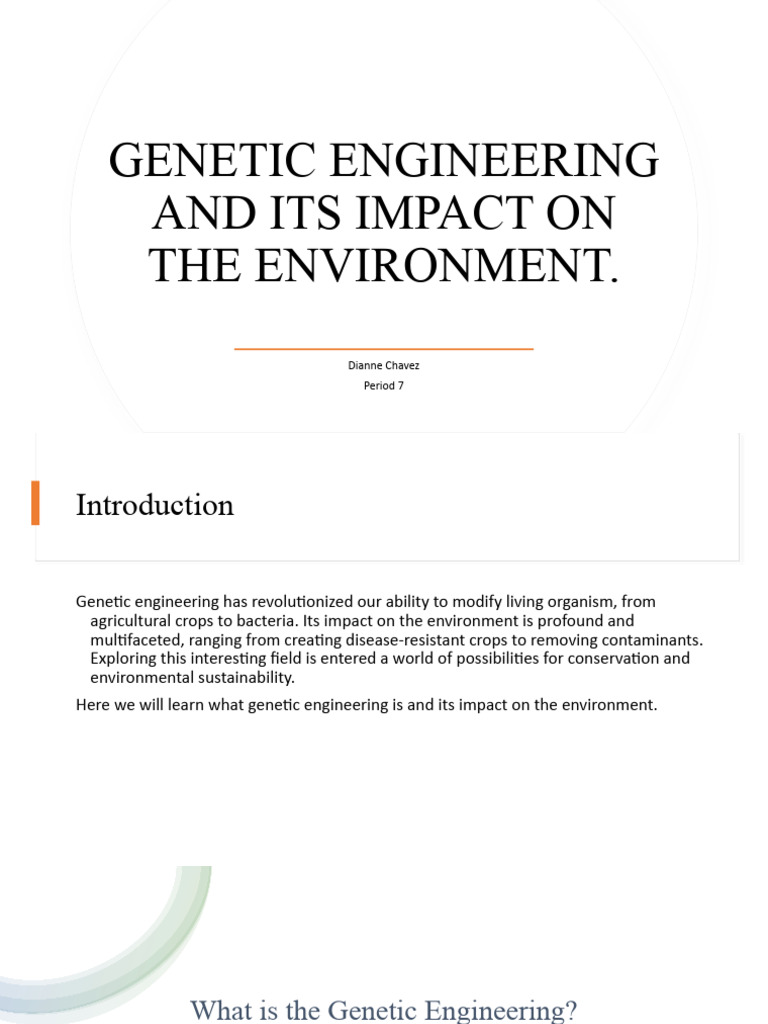 Genetic Engineering | PDF | Genetic Engineering | Genetically Modified ...