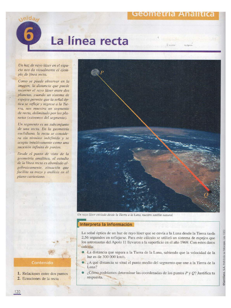 6to La Linea Recta | PDF