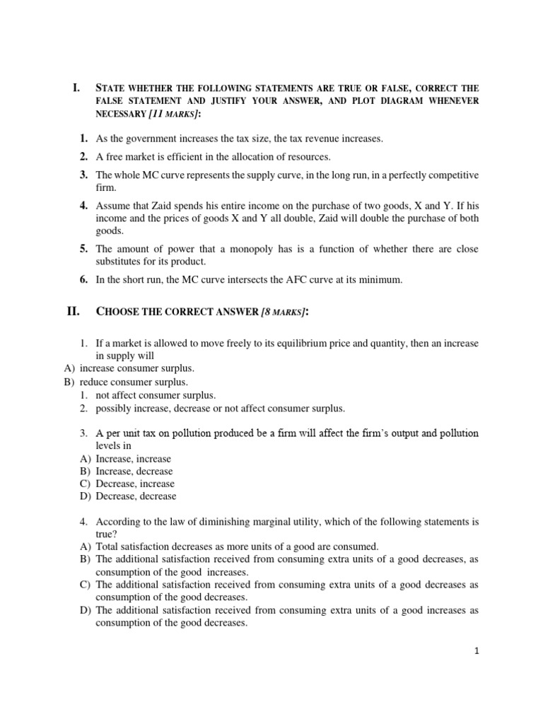 Econ Revision | Download Free PDF | Long Run And Short Run | Labour ...