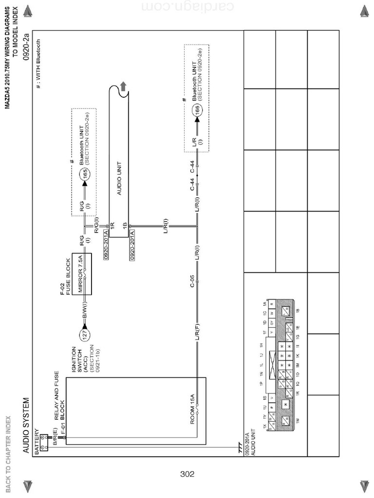 マツダ 5 (CW) - EWD - オーディオ システム - PDFダウンロード | PDF