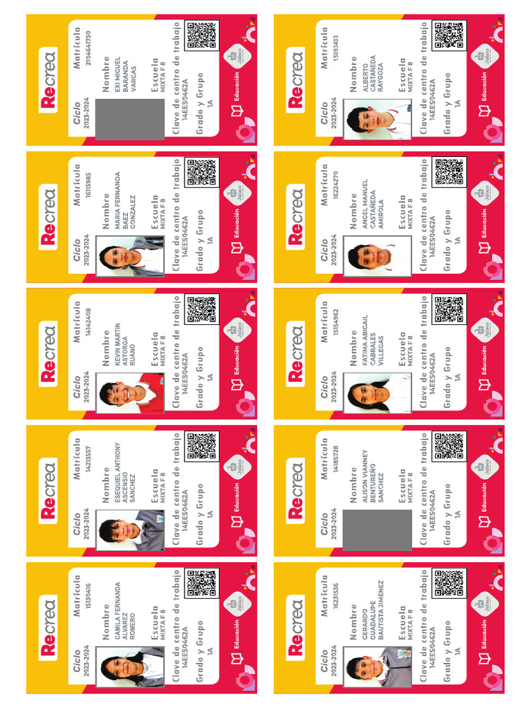 Primero a Vespertino 50 Pza. | PDF