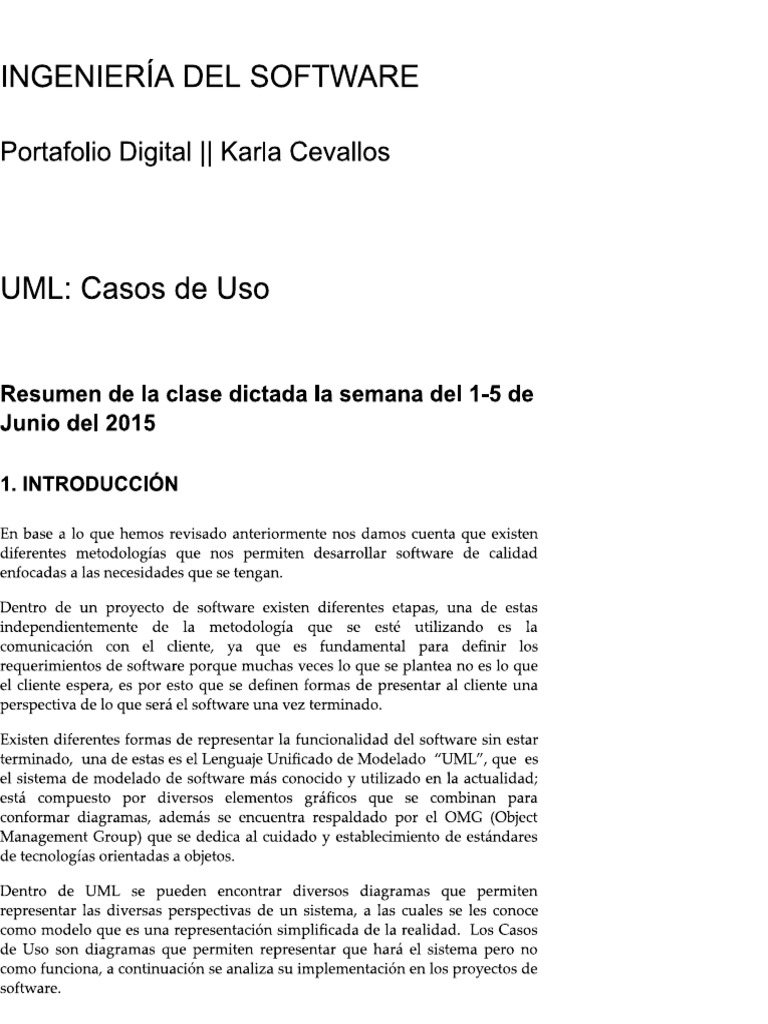 UML Casos de Uso | PDF