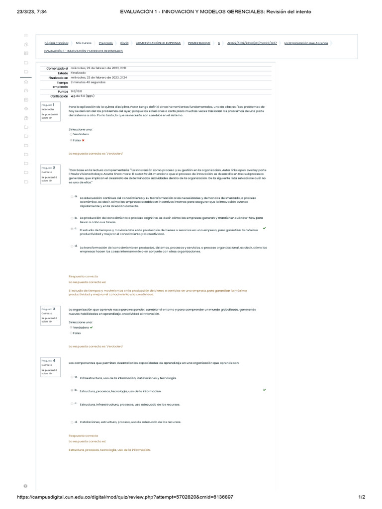 Eval 1 - Innovación-51112 | PDF | Business | Creatividad