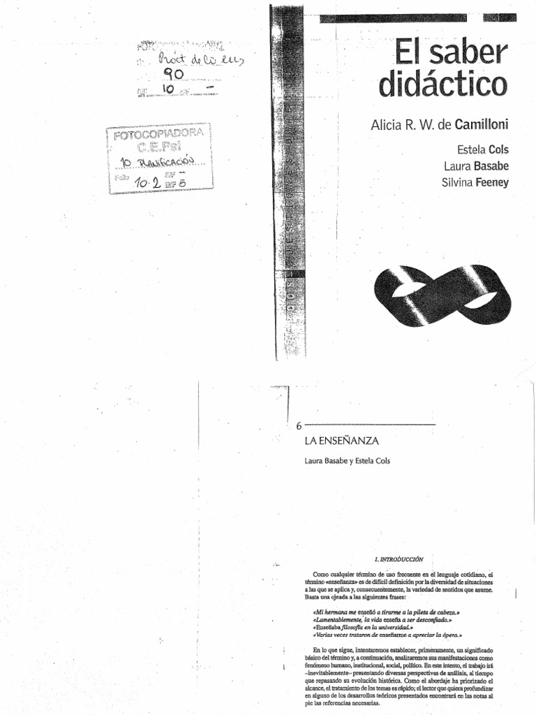 4 La Enseñanza Basabe y Cols | PDF 4 La Enseñanza Basabe y Cols | PDF