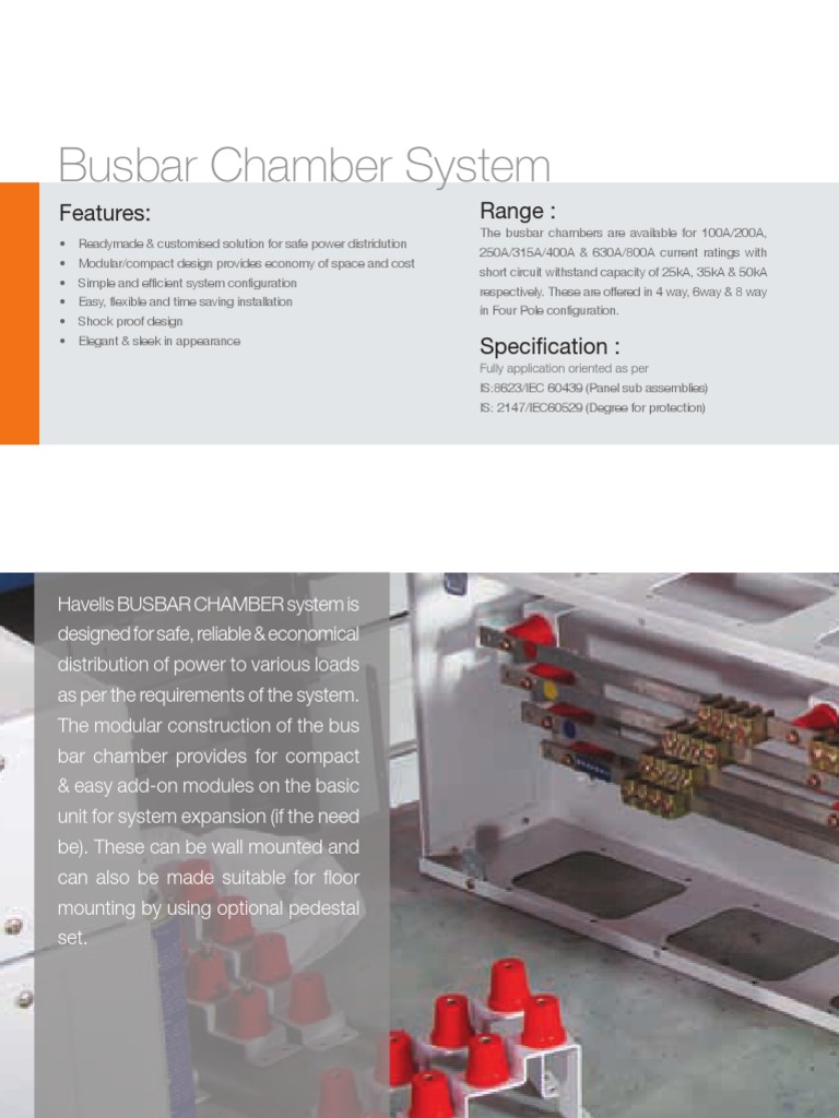 Busbar Chamber System | PDF | Electric Power | Electromagnetism