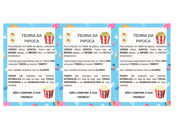 Teoria da pipoca ? | PDF