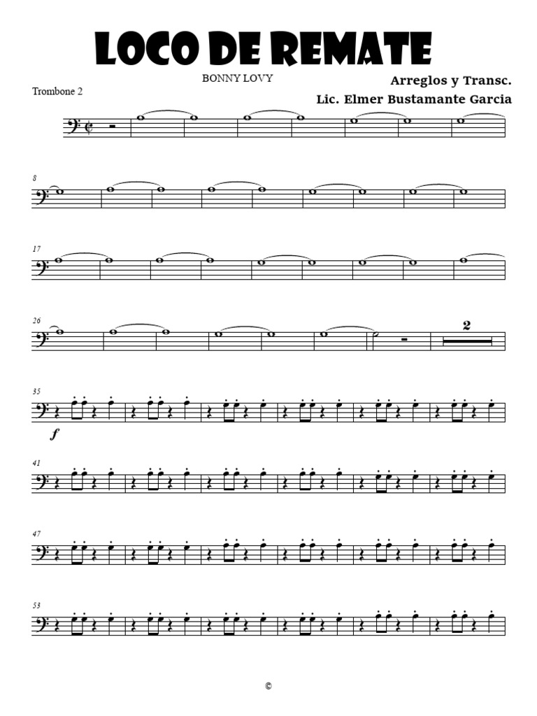 LOCO DE REMATE - Trombone 2 | PDF