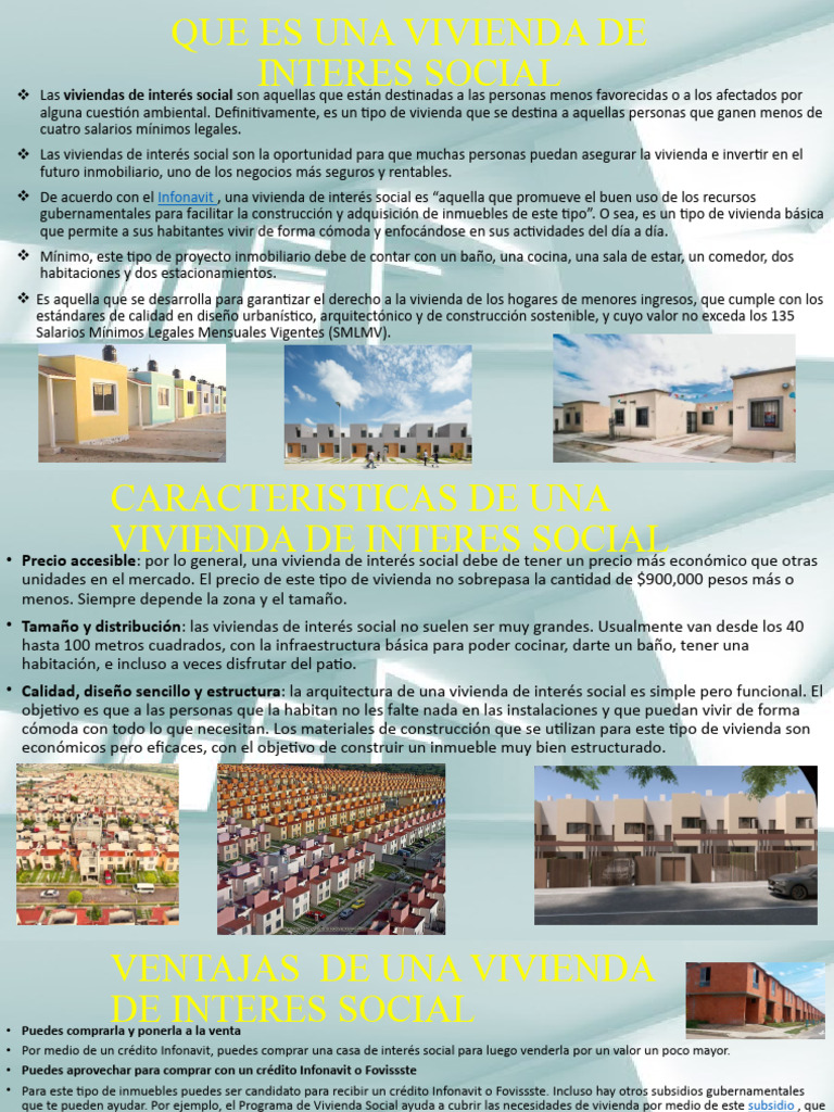 Que Es Una Vivienda de Interes Social | PDF