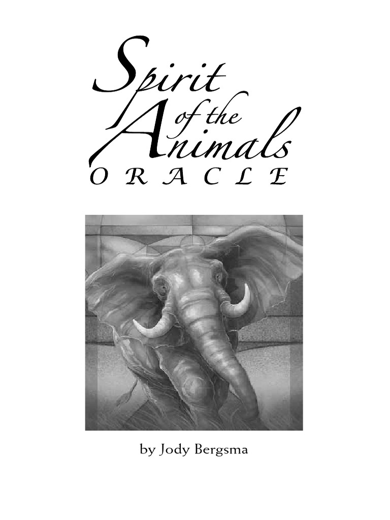 Spirit of The Animals Oracle - Booket | PDF