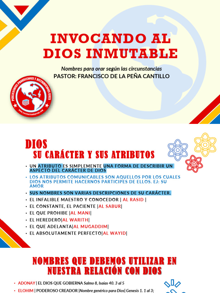 Invocando Al Dios Inmutable Francisco de La Peña Cantillo | PDF | Dios ...