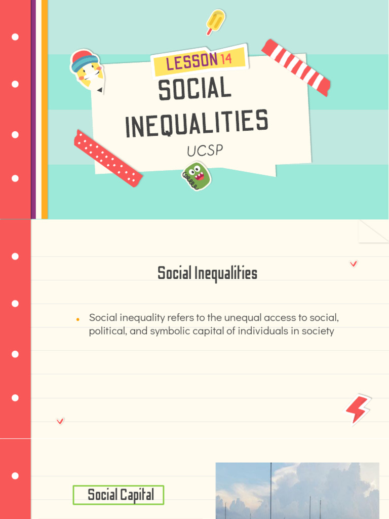 Lesson 14- Social Inequalities - Lecture | PDF | Social Inequality ...