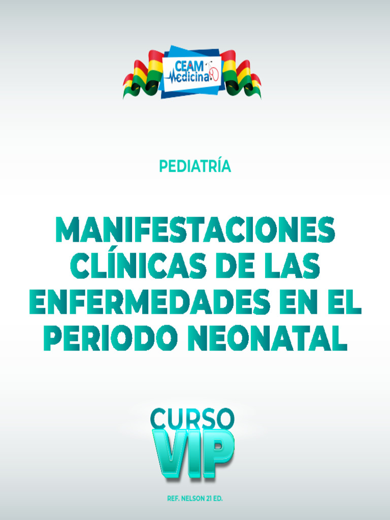Cap 119 Manifestaciones Clínicas de Las Enfermedades en El Periodo Neonatal | PDF | Diarrea ...