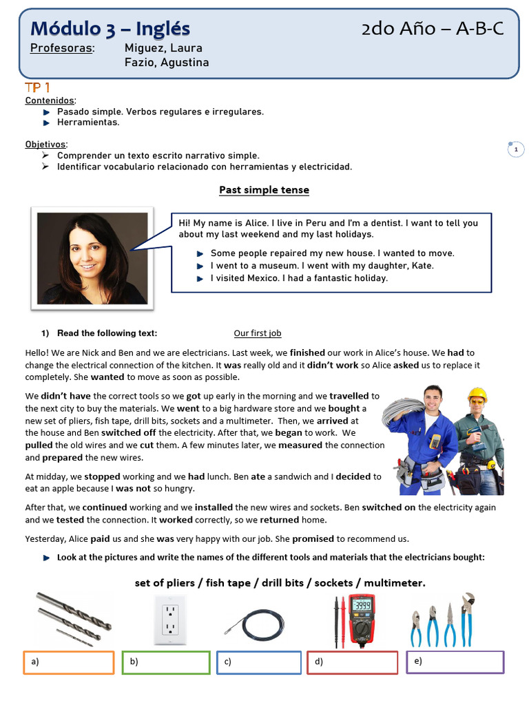 Módulo 3_2do Inglés Técnica_FOR STUDENTS_ 2023 | PDF