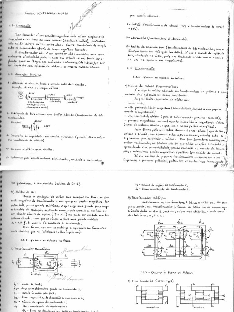 Transformadores Part 1-2 | PDF