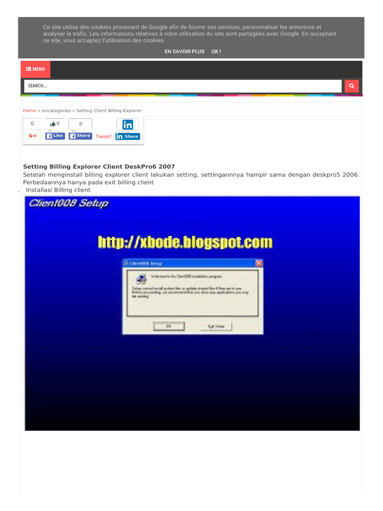 Panduan Setting Client | PDF