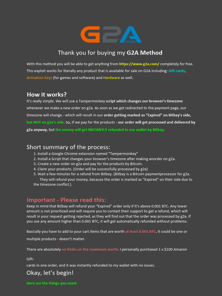 G2A Method | Download Free PDF | Bitcoin | Computing