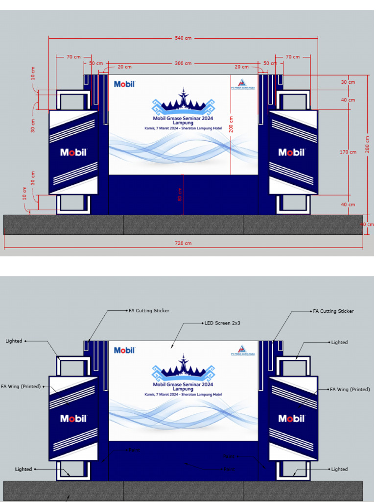 Contoh Desain Backdrop Event | PDF