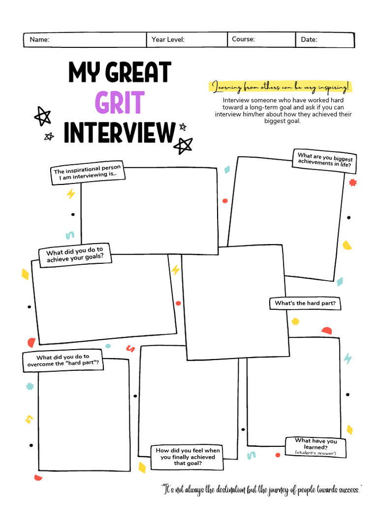 Inspiring Interviews on Achieving Goals | PDF | Career & Growth ...