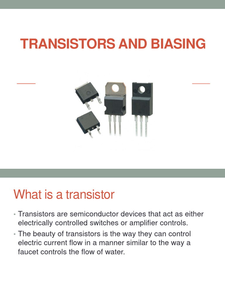 TRANSISTORS AND BIASING Main | PDF | Bipolar Junction Transistor ...