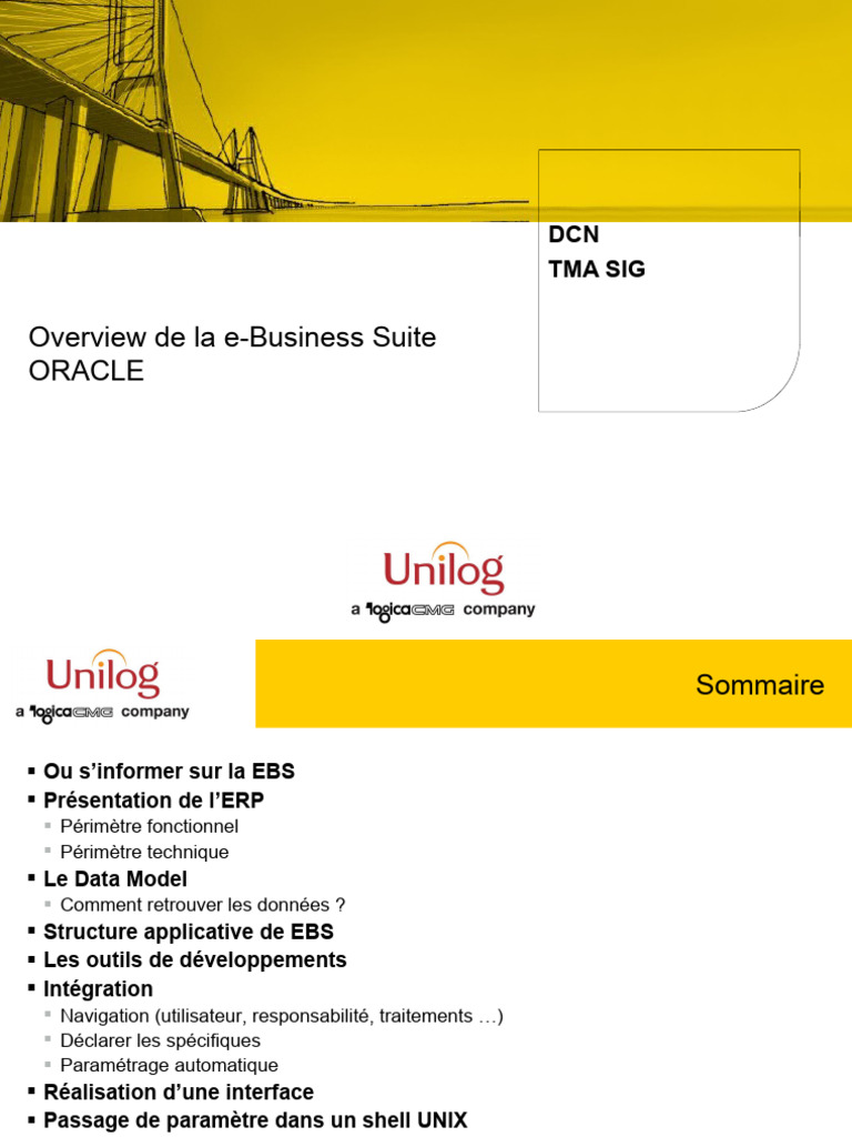 Overview de la EBS | PDF | Base de données Oracle | Fichier informatique