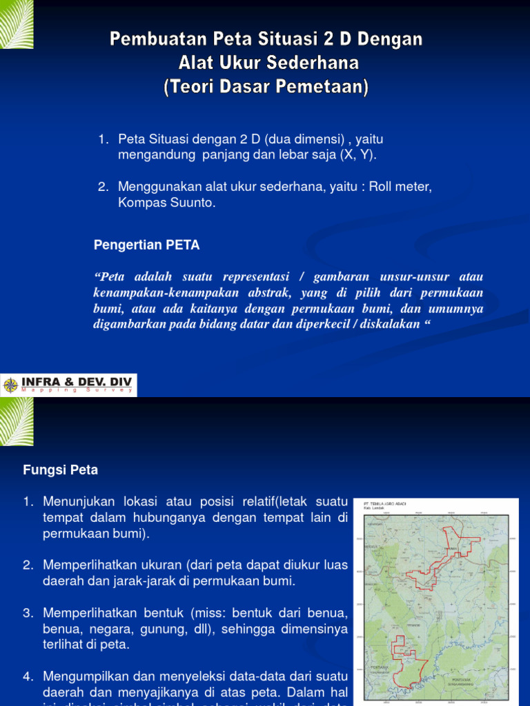 Teori Dasar Pemetaan | PDF