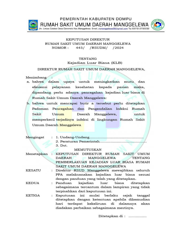 Panduan KLB 2024 | PDF