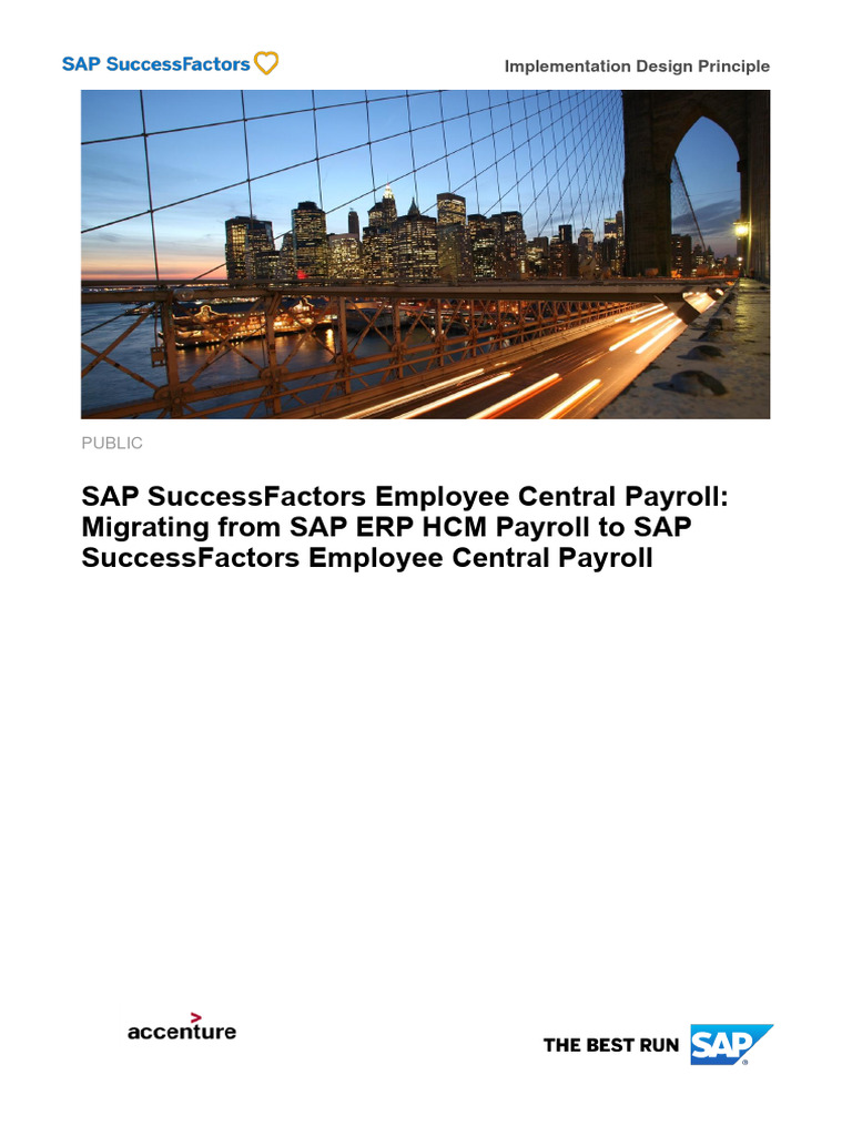 IDP - Employee Central Payroll Migrating From ERP HCM Payroll To ...