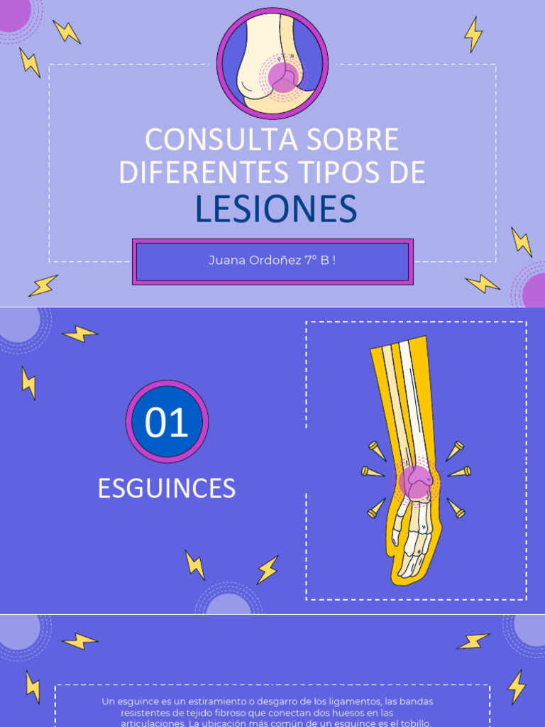 Lesiones | PDF | Hueso | Articulación