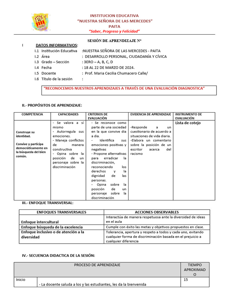 Actividad de Aprendizaje 2 DPCC | PDF | Evaluación | Aprendizaje