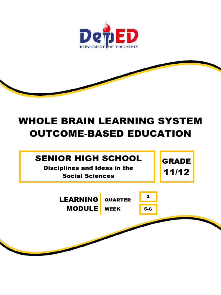 Diss Q 3 W 5 6 | PDF | Career & Growth | Social Science