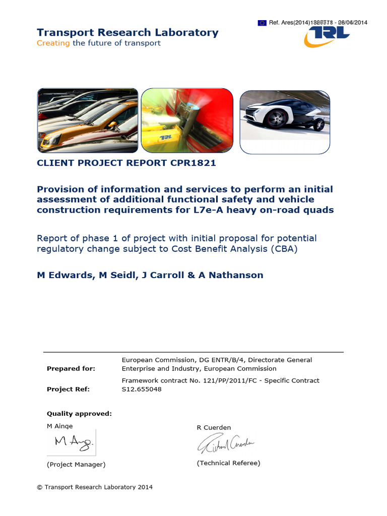 Heavy On-Road Quad Study Final Report | PDF | Vehicles | Engines