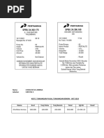 Nota Pembelian BBM | PDF