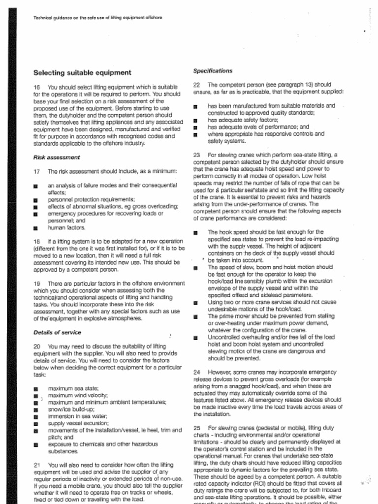 Extracts HSG221 Safe Load - Rated Capacity Indicator | PDF