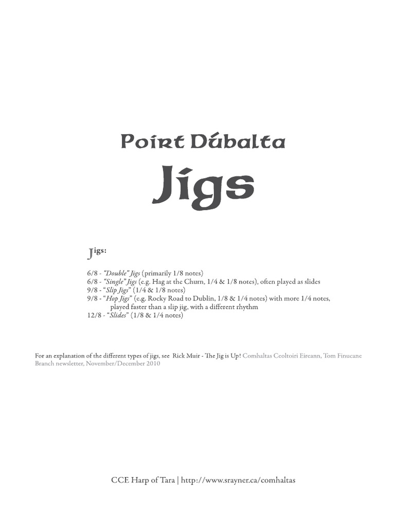 Parte4 Jigs, Jigs Slides, Hop Jigs, Slip Jigs | PDF