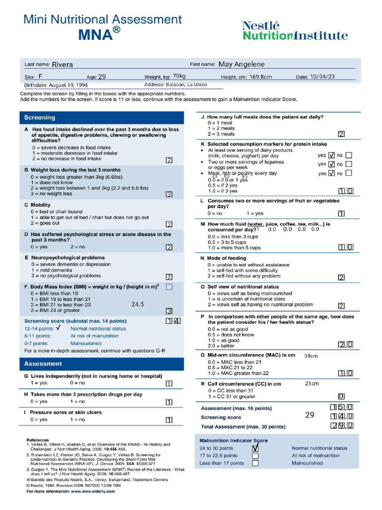 Mna - Form To Use 1 | PDF