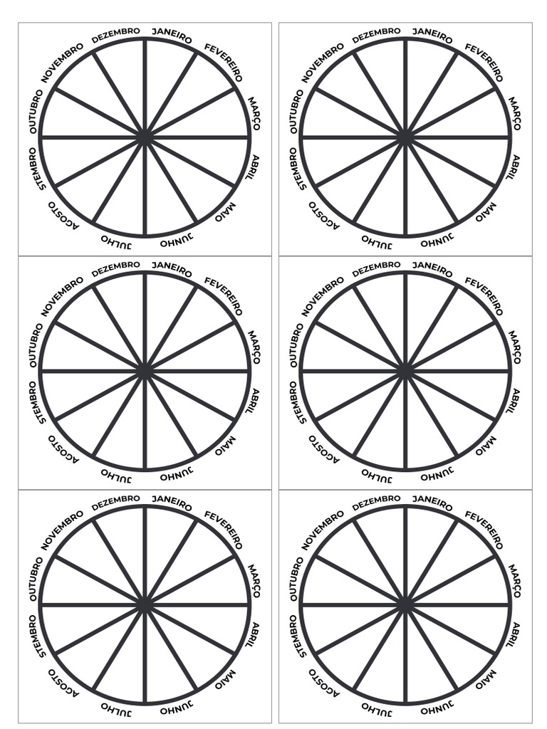 ATIVIDADE - Circulo Divido em 12 | PDF
