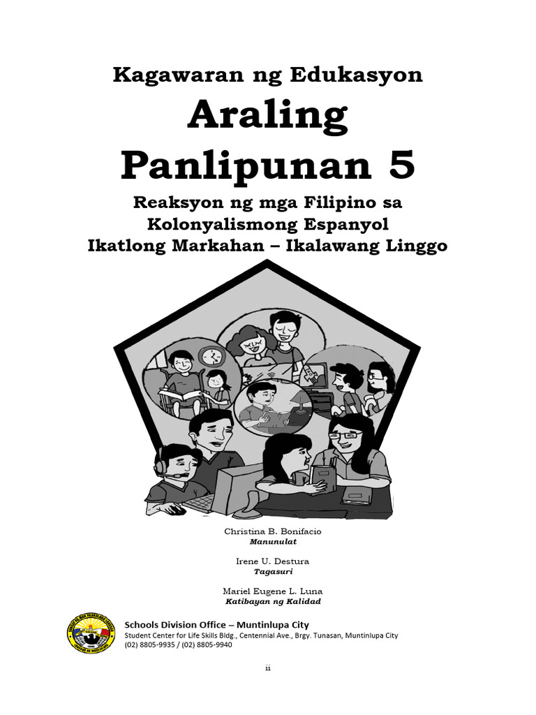 AP5 Q3 W2 ReaksiyonNgMgaFilipinoSaKolonyalismongEspanyol | PDF