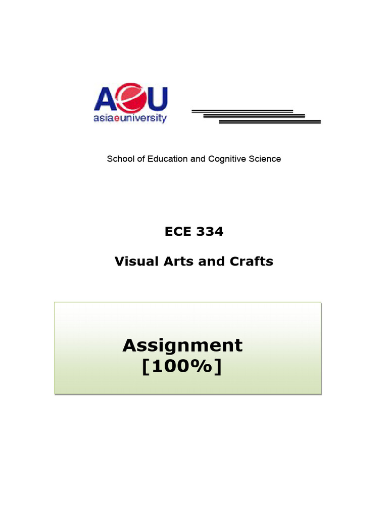 Ece334.visual - Arts.crafts (Jan 2024) | PDF | Teachers | Plagiarism